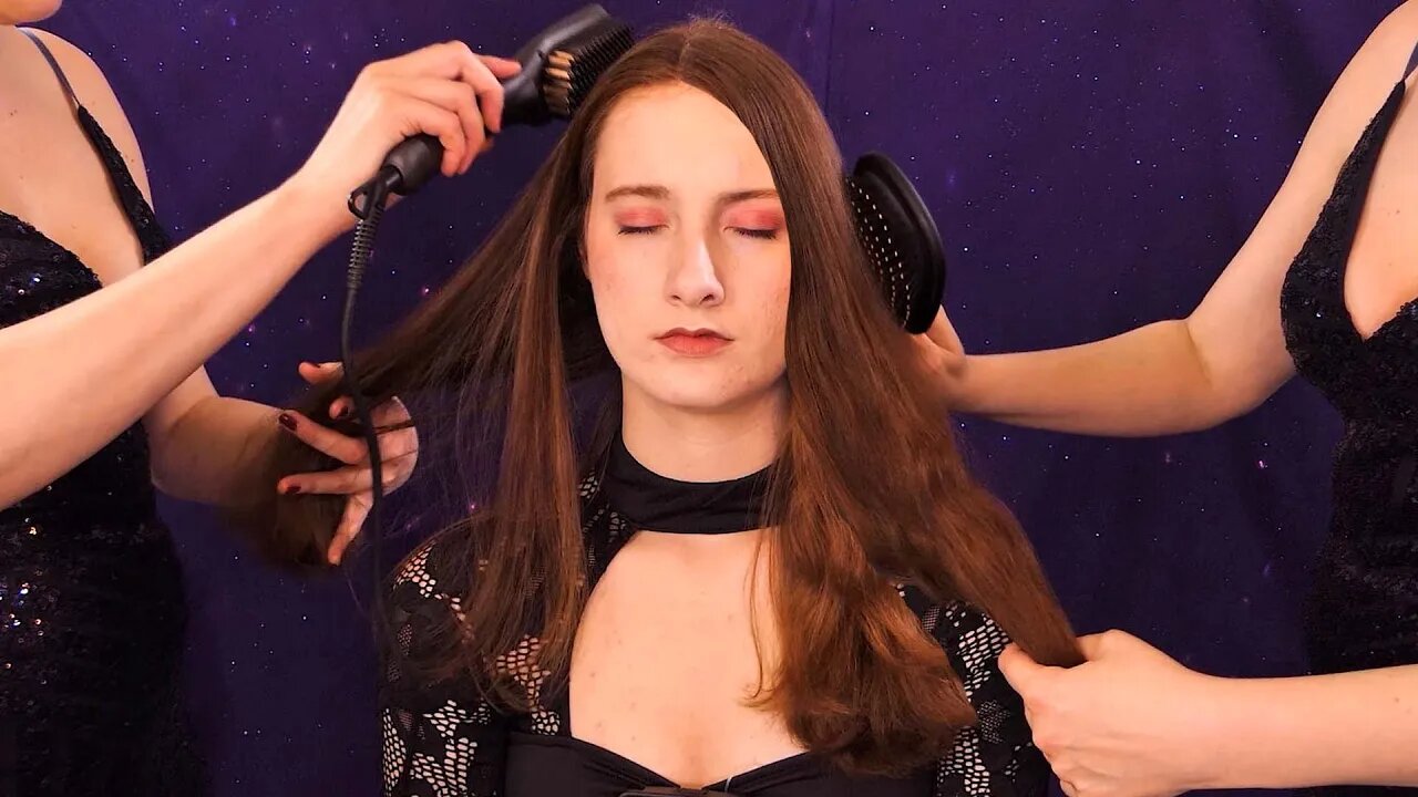 Asmr π Gorgeous Hair Brushing Gentle Hair Play Whispers And Tingles W