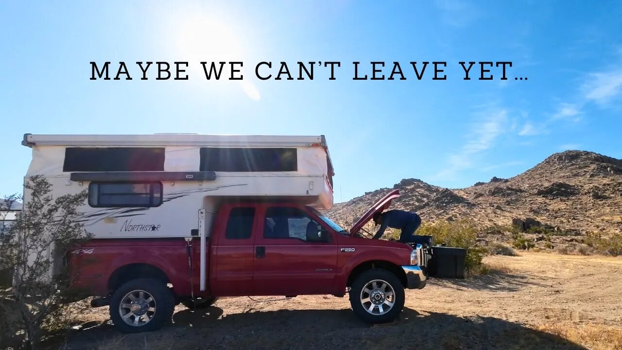 Life in the Desert in a 4x4 Truck Camper