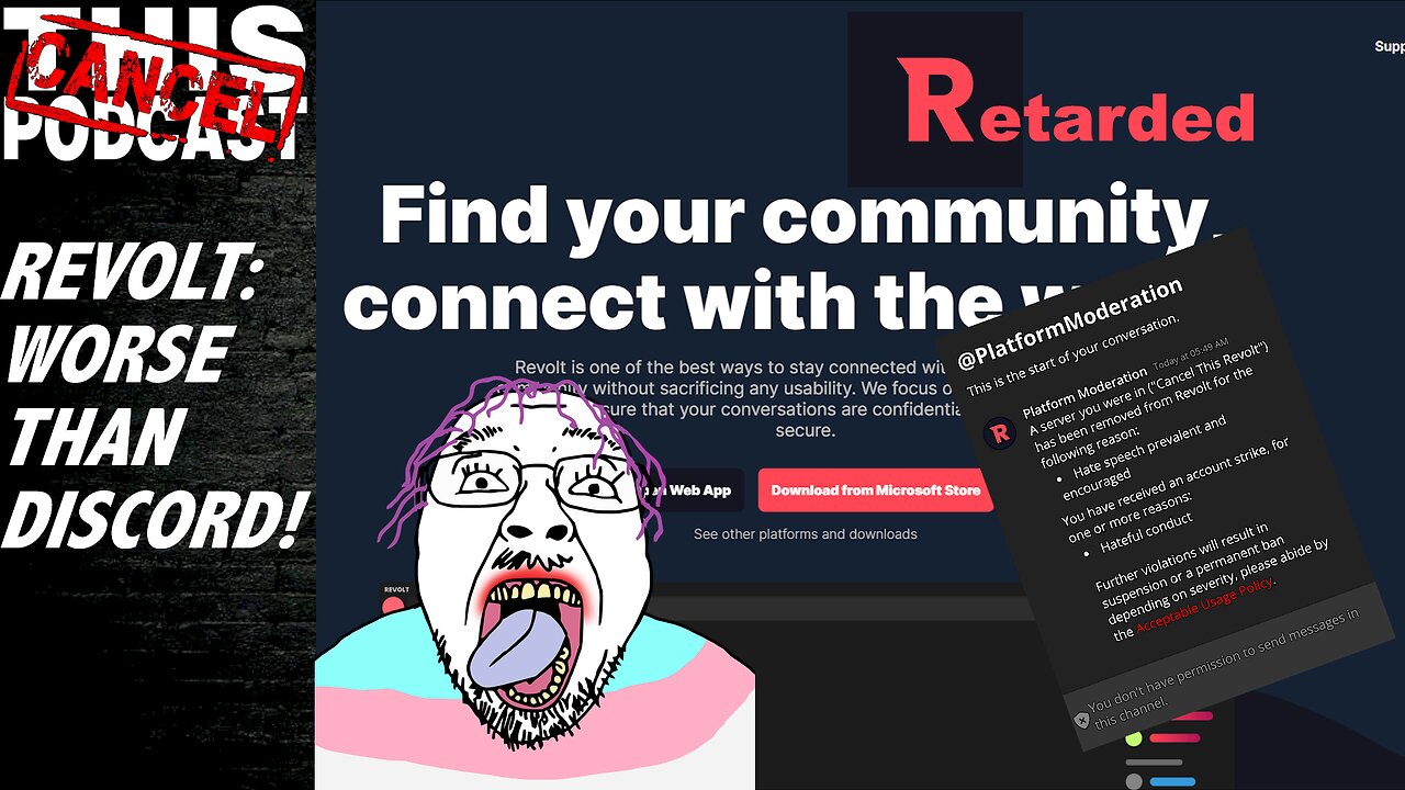 Revolt is REVOLTING! Discord Alternative Is MORE Far Left & Anti-Free ...