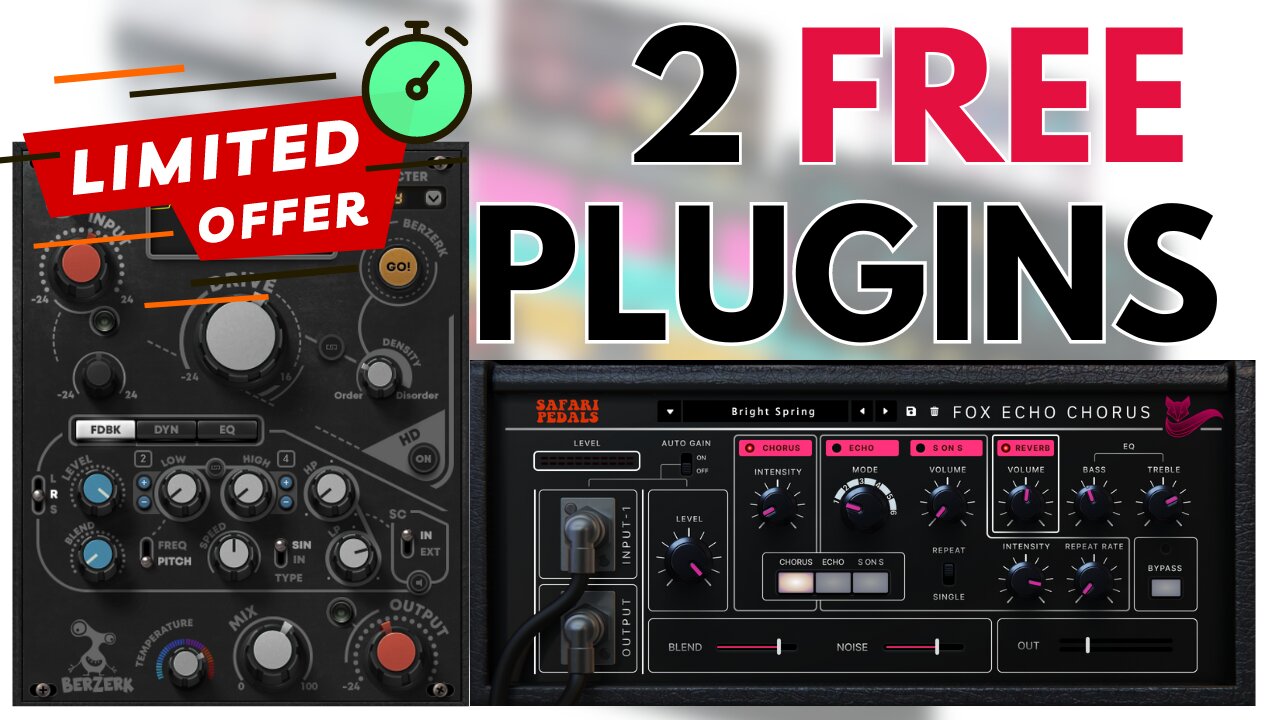 LIMITED TIME FREE VST PLUGINS | Waves Berzerk Distortion & Safari ...