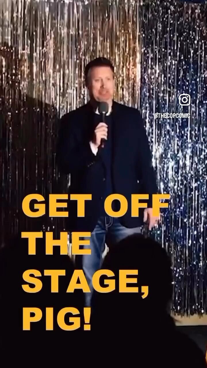 COP COMIC called PIG! #standup #comedy #crowdwork