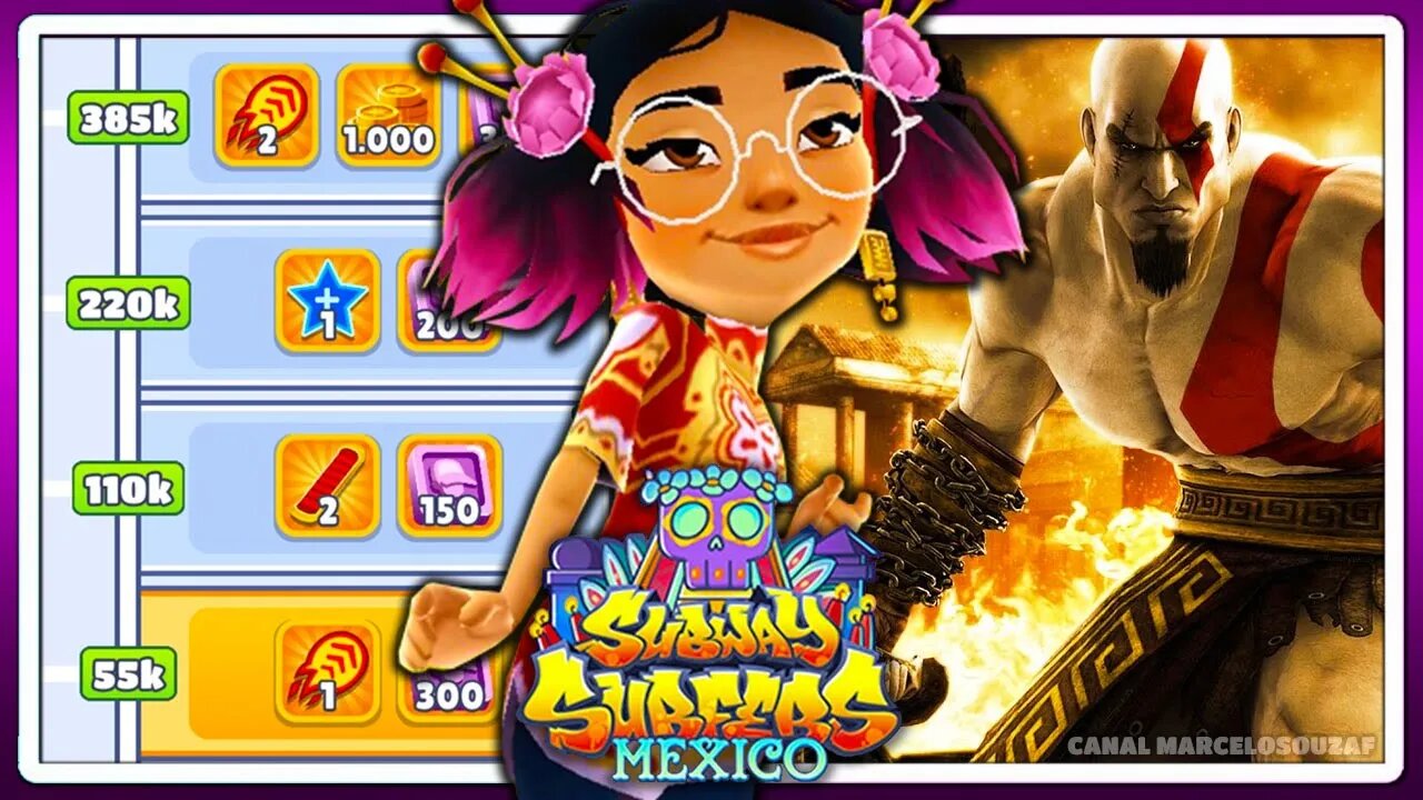 Subway Surfers Mexico Halloween 2021 | God of War em Primeira Pessoa ...