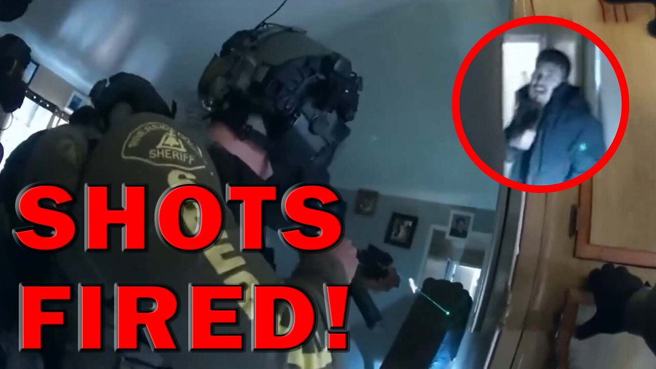 Barricaded Suspect Stands Off Against Armored Police Officers On Video ...