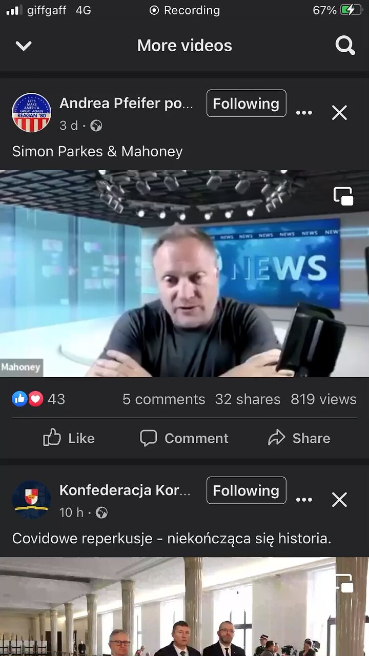 Simon Parks : David Mahony: Matt Hancock