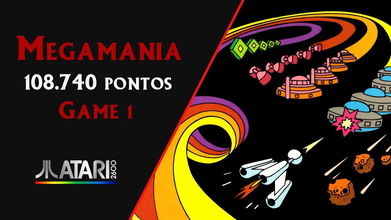 MEGAMANIA (1982) | ATARI 2600 | GAME 1 | 108.740 PONTOS