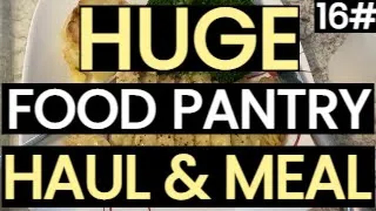 Food Pantry Haul & Food Bank Haul BLESSINGS! Frugal Living Vlog With ...