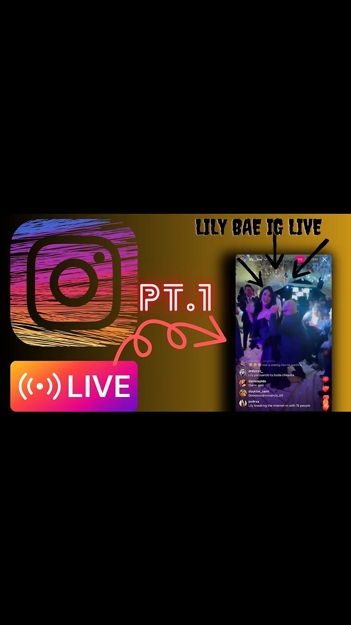 LILY BAE IG LIVE: Lily Bae At A Hispanic Wedding Function Filled Having ...