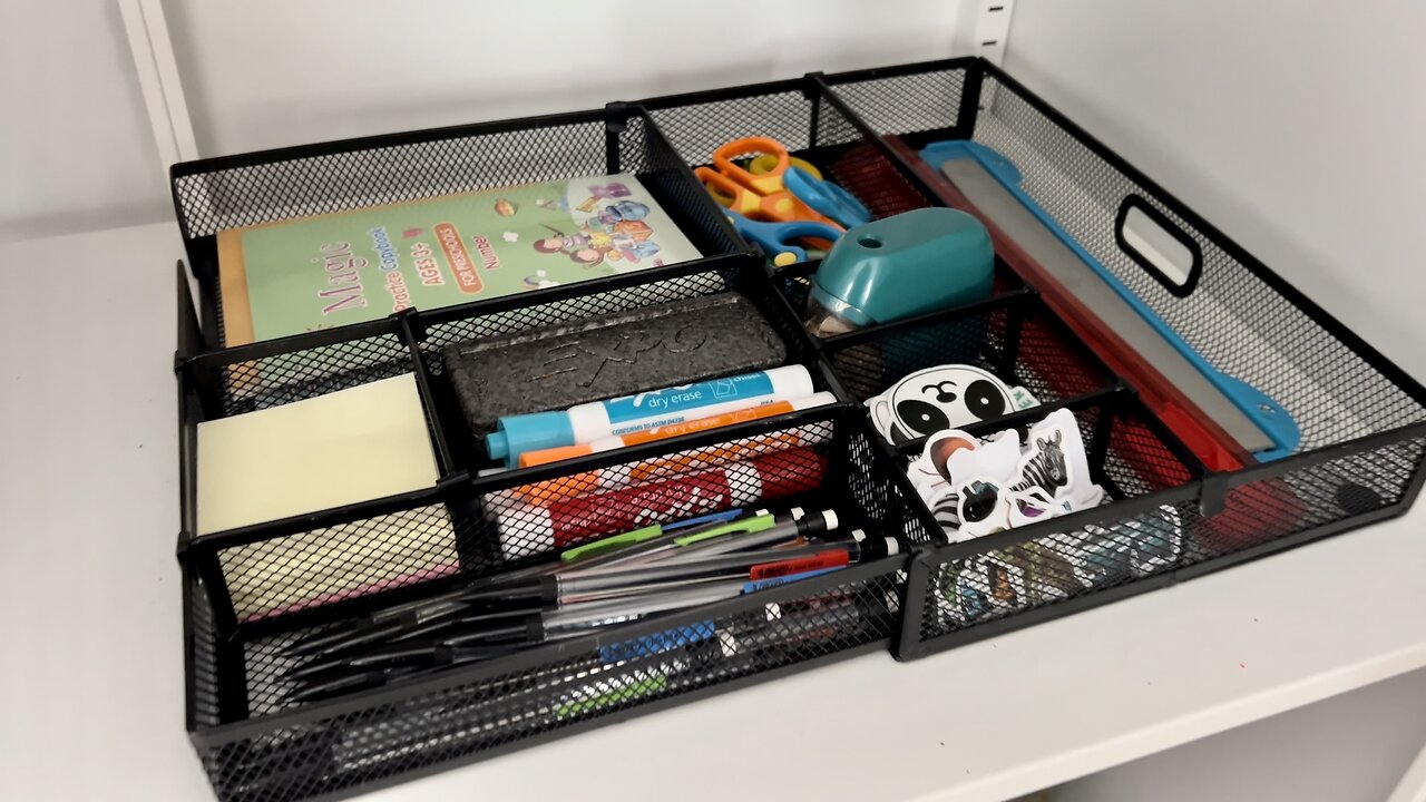 Expandable Desk Drawer Organizer Tray with 7 Adjustable Compartments ...