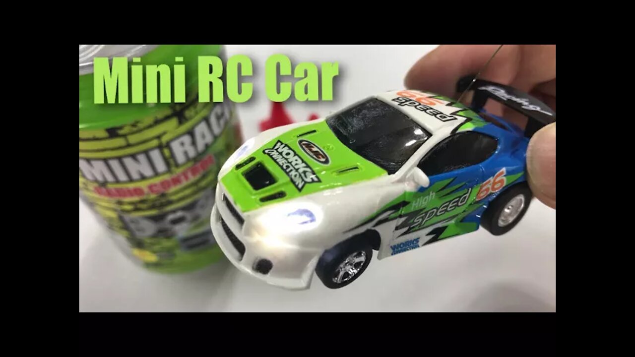 Mini Coke Can Speed RC Radio Remote Control Micro Aston Martin Race Car ...