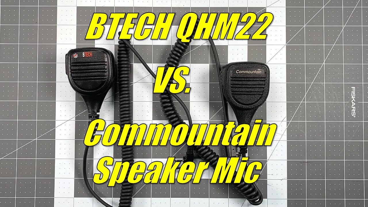 BTECH QHM22 vs. Commountain Speaker Mic