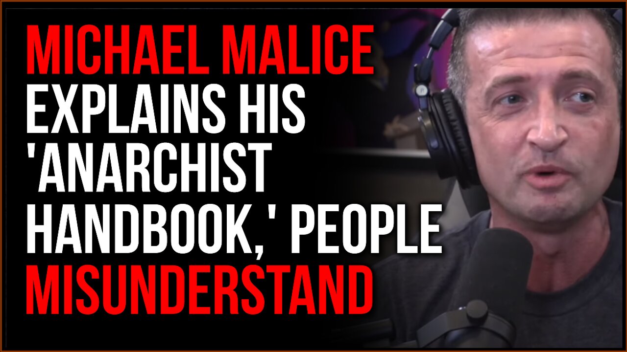 Michael Malice Explains His 'Anarchist Handbook' And The Meaning Of ...