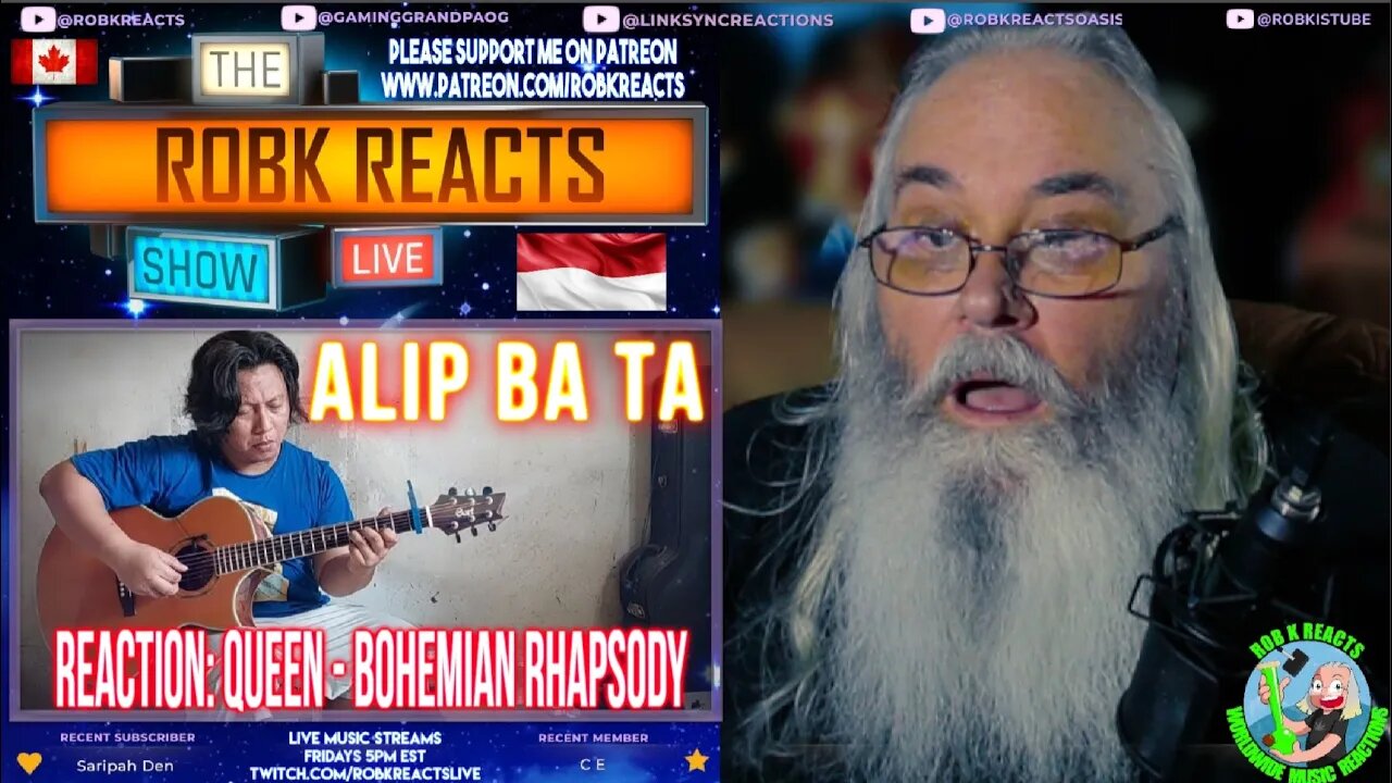 Alip Ba Ta Reaction: Queen - Bohemian Rhapsody (fingerstyle cover ...
