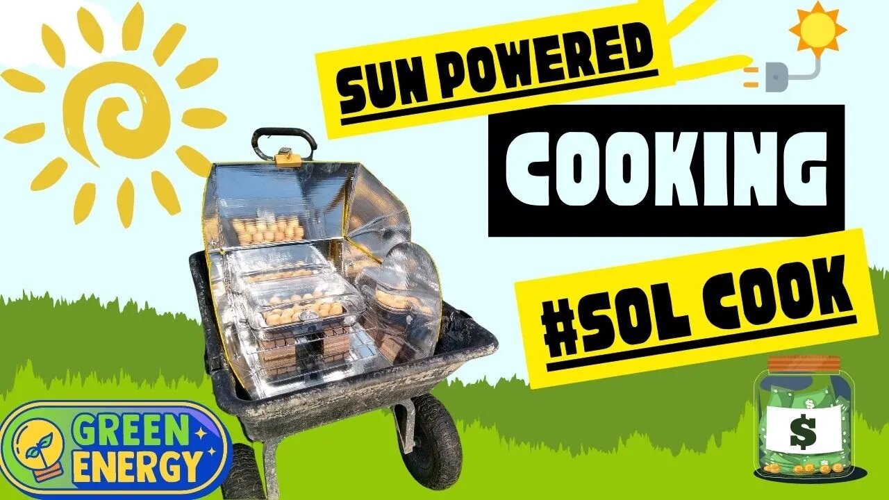 Sun Powered Solar Cooking Hard Boiled Eggs Using The SOL COOK # ...