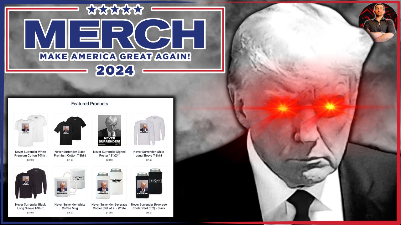 Trump Mug Shot MERCH! President Trump SPARKS OUTRAGE For Having the ...
