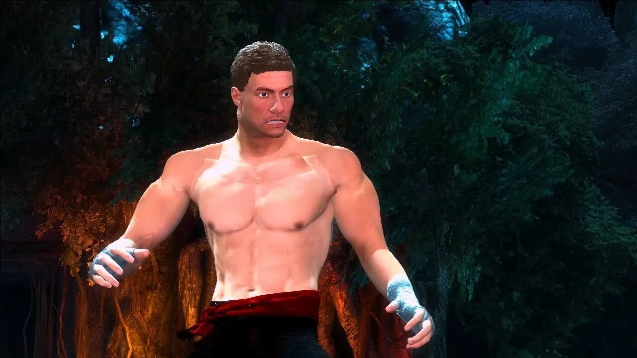 Van Damme MK1 Vs - Jax - Mortal Kombat 9 Mod