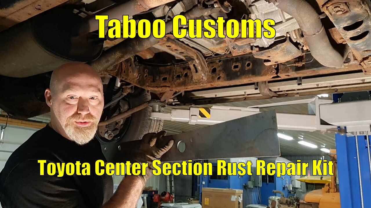 4th Gen 4Runner Frame Center Section Rust Repair Kit Installation ...