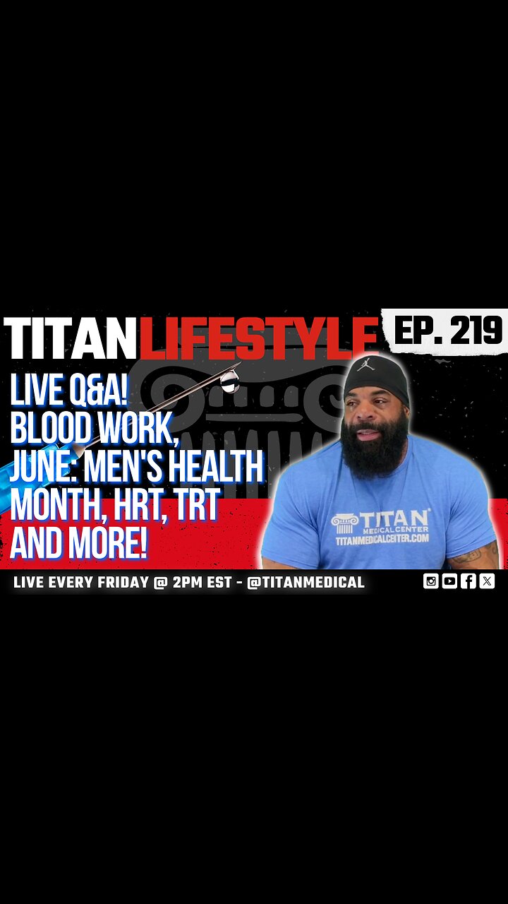 Titan Lifestyle | LIVE Q&A | June: Men's Health Month