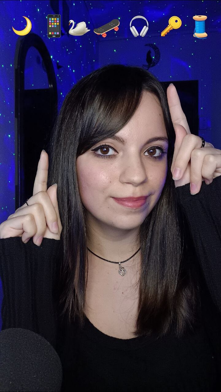 Asmr Emoji Challenge 🌙📱🦢🛹🎧🧵