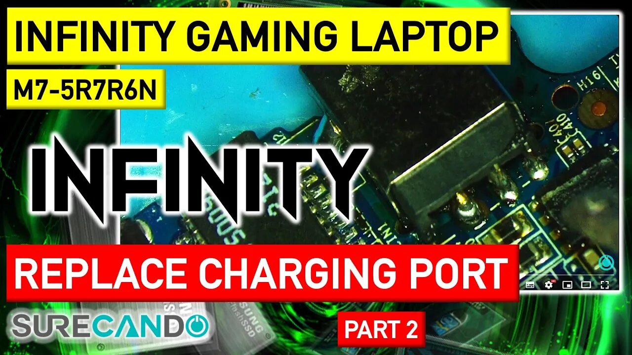 Revive Your Infinity M7-5R7R6N Gaming Notebook_ Charging Port DC Jack ...