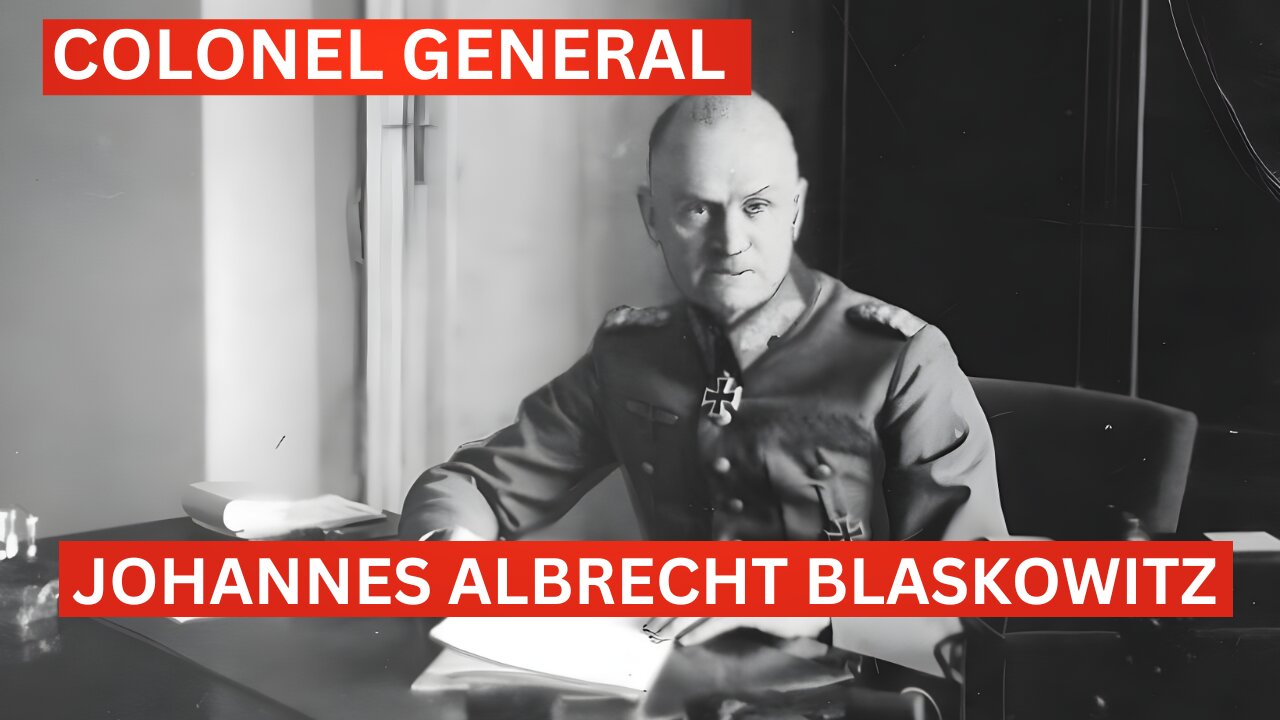 Johannes Blaskowitz: The Complex Legacy of a German General during ...