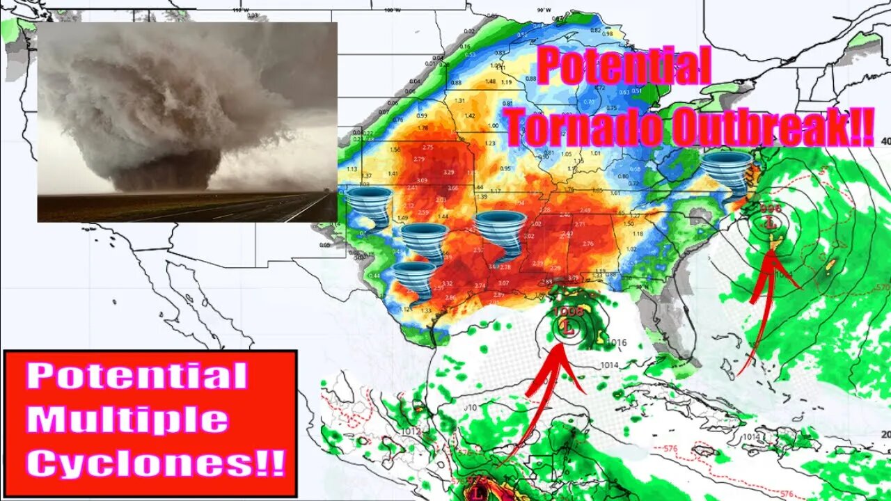 Multiple Tropical Cyclones & Potential Tornado Outbreak Today - The ...