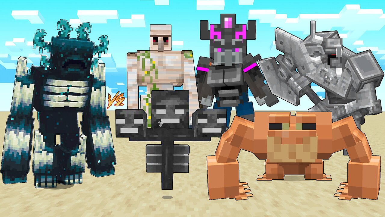 MUTANT WARDEN Vs Ferrous Wroughtnaut, Giant Royal Guard, Iron golem ... MUTANT WARDEN Vs Ferrous Wroughtnaut, Giant Royal Guard, Iron golem ...