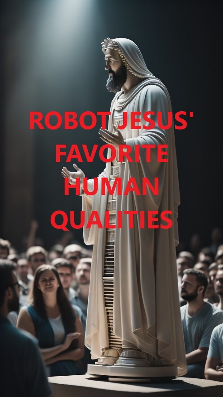 What does robot Jesus see as humanity's best qualities?
