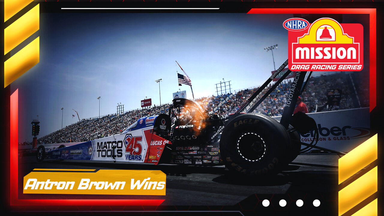 Antron Brown wins 75th career Wally