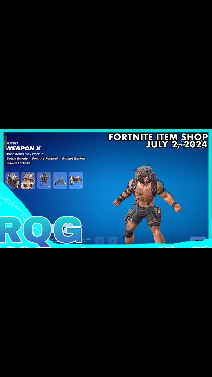 “NEW” WEAPON X BUNDLE IS HERE! FORTNITE ITEM SHOP (July 2, 2024)