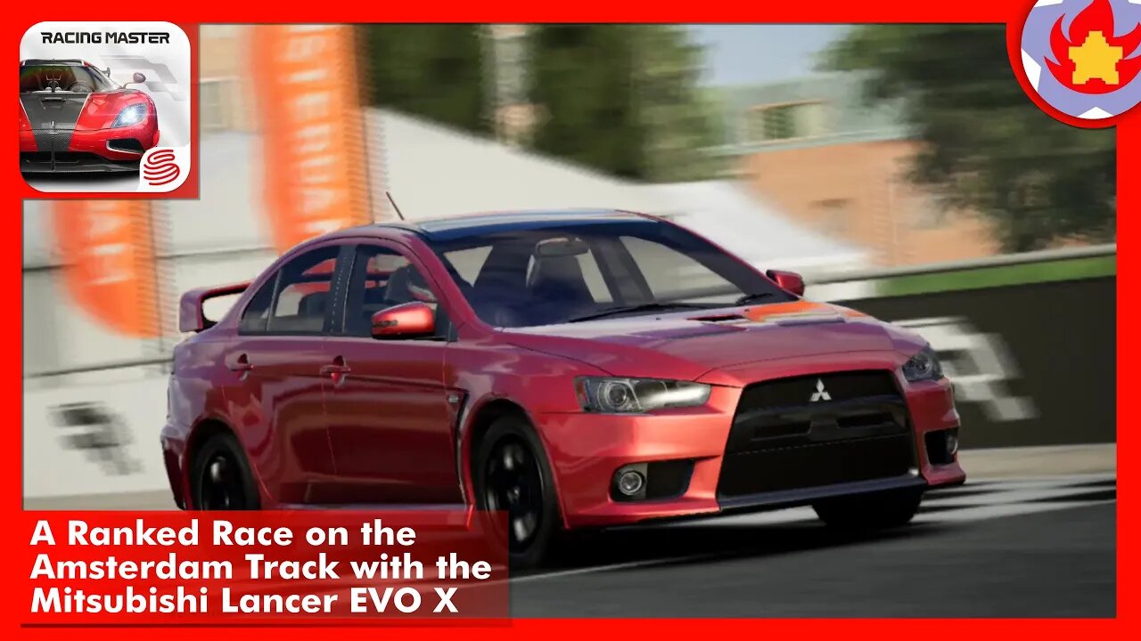 A Ranked Race on the Amsterdam Track with the Mitsubishi Lancer EVO X ...