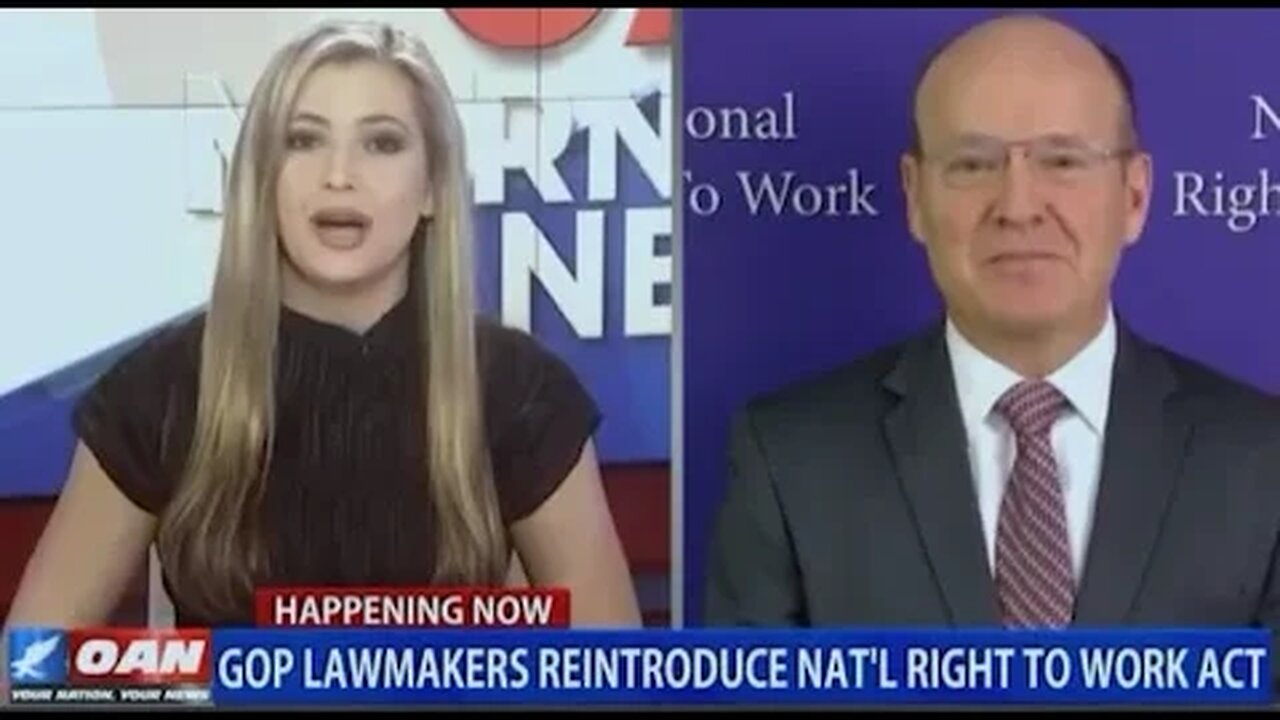 OAN's Stephanie Myers questions National Right To Work President about ...