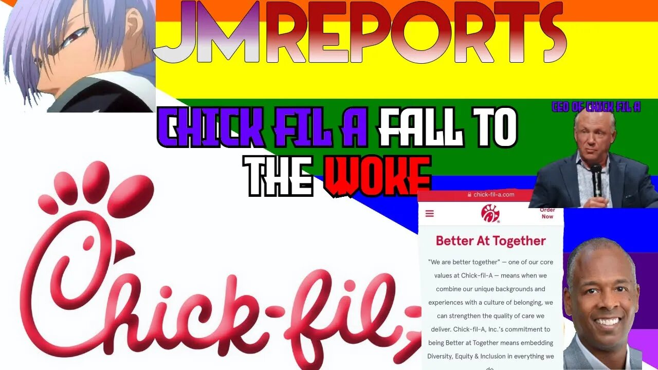 Chick Fil A goes woke after disgraceful video & them putting diversity ...