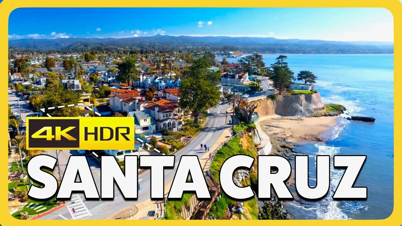 Santa Cruz East - West Cliff scenic drive from Natural Bridges to ...
