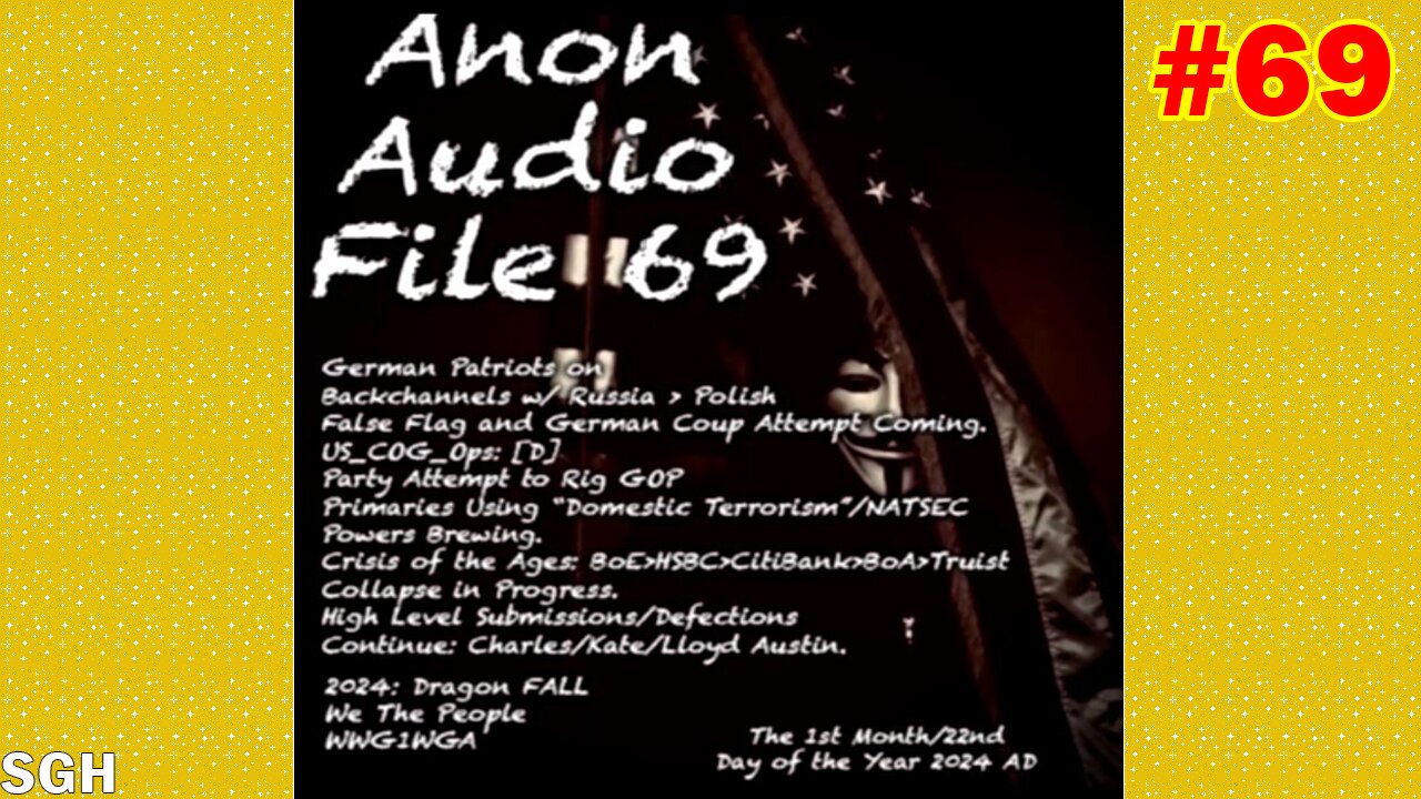 SG Anon HUGE Intel Jan 24: "USA Primaries | WW Banking Collapse ...