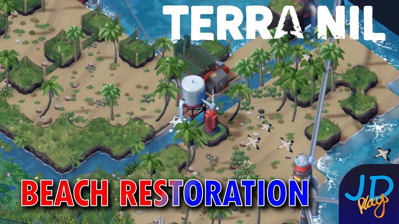 Restoring The Beaches 🌳 Terra Nil 🌲 Ep2 🌍 New Player Guide Tutorial Walkthrough 3575