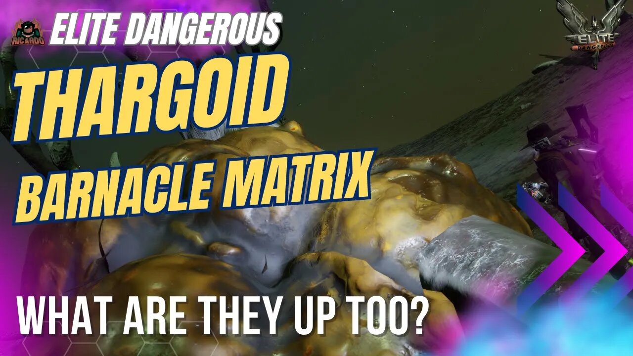 Thargoid Barnacle Matrix | What are the Thargoids Up too? || Elite ...