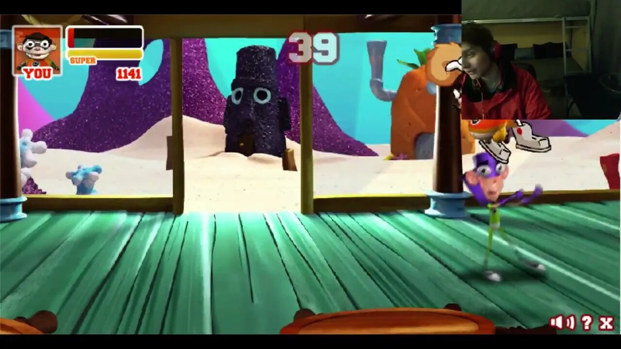 Sandy Cheeks The Squirrel VS Chum Chum The Sidekick In A Nickelodeon ...