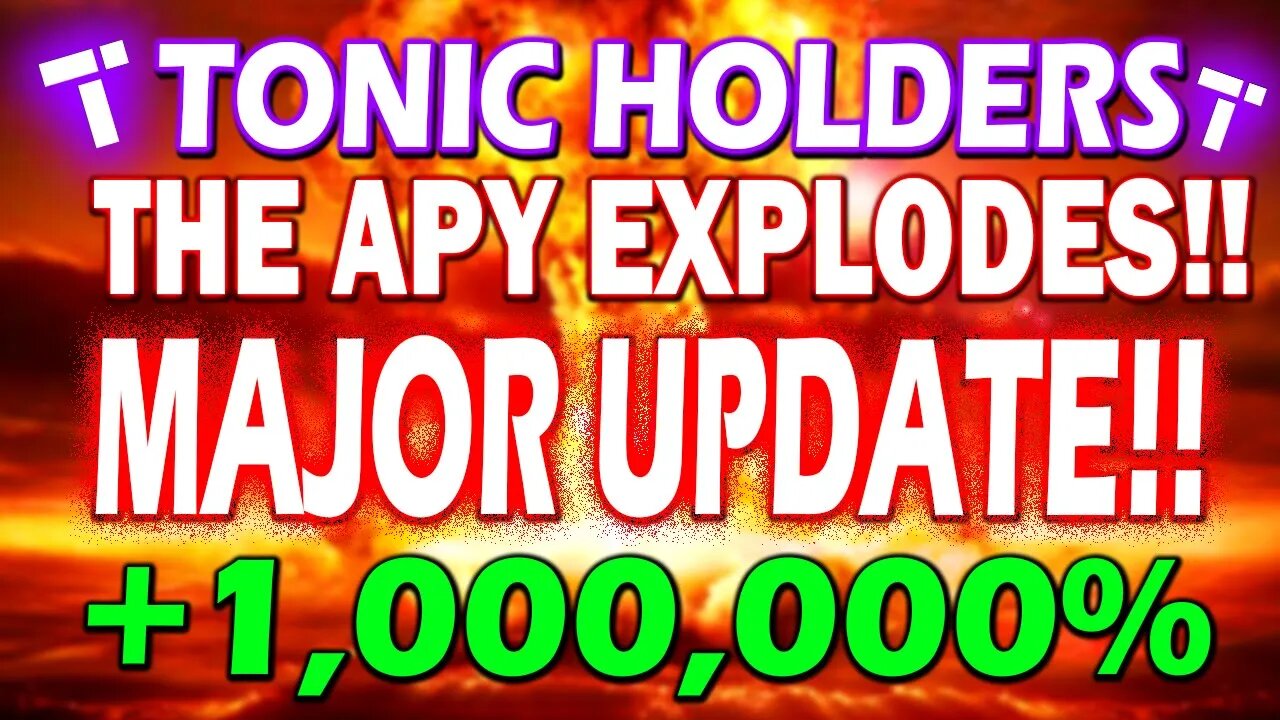 TECTONIC IS A DEFI GIANT!! MORE EXPLOSIVE APY!!🔥 TONIC COIN 400X RISE ...