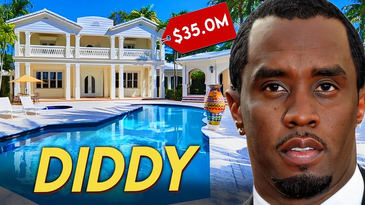 Sean Combs | House Tour | Diddy's $35 Million Star Island Miami Mansion ...