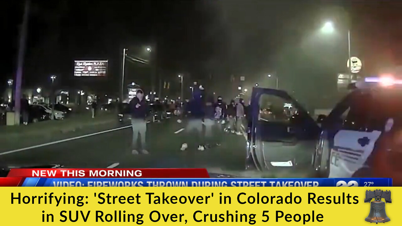 Horrifying: 'Street Takeover' in Colorado Results in SUV Rolling Over ...