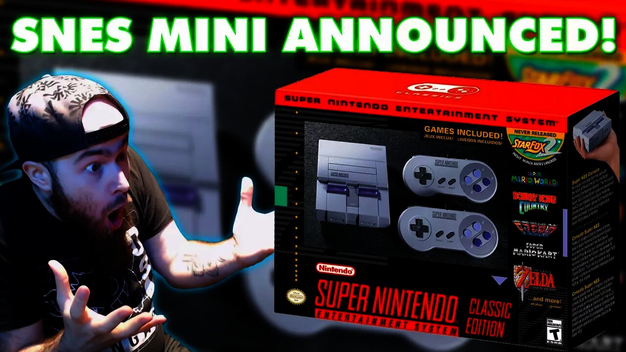 SNES MINI CLASSIC EDITION ANNOUNCED! - Star Fox 2 Finally Releases on ...