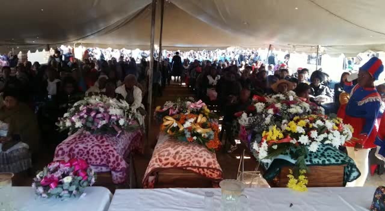 funeral service for three children who by their father (videos) (gLA)