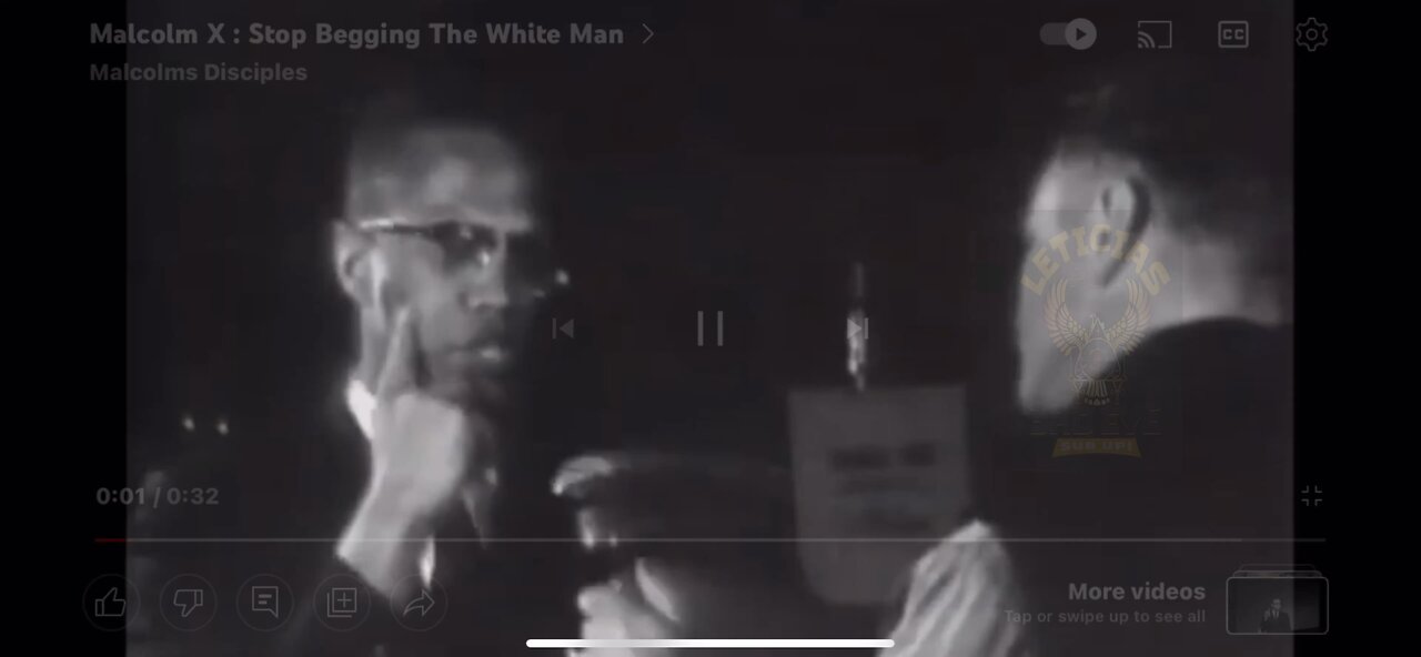 🎯Brother Malcolm X AKA el-Hajj Malik el-Shabazz |Stop Begging the White ...