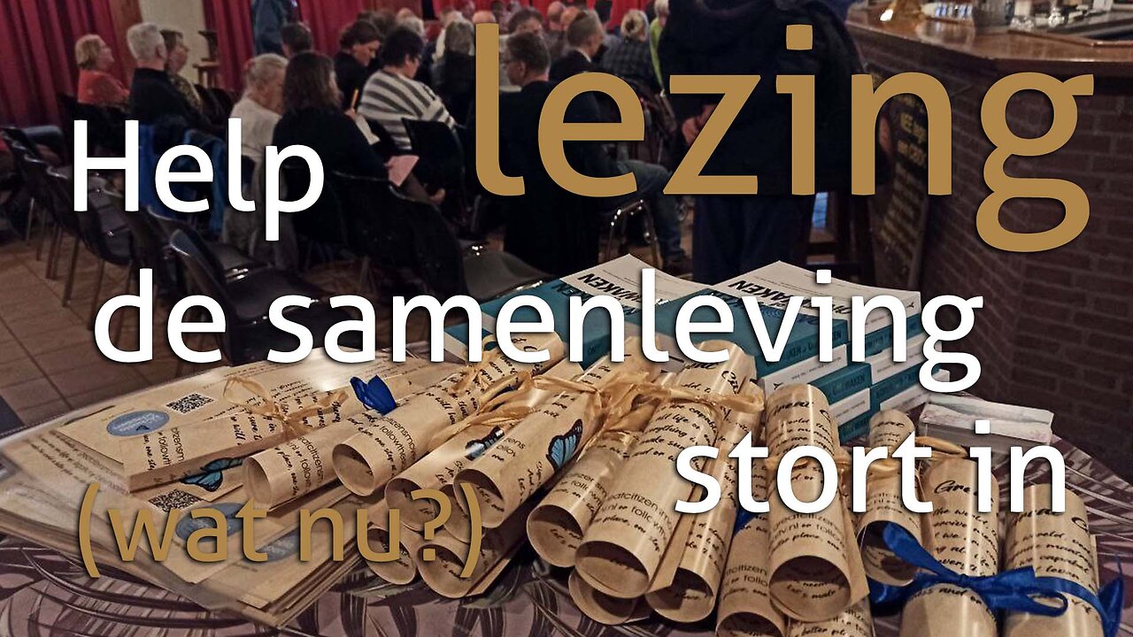 Lezing: "Help de samenleving stort in. Wat nu?" - Michaéla Schippers ...