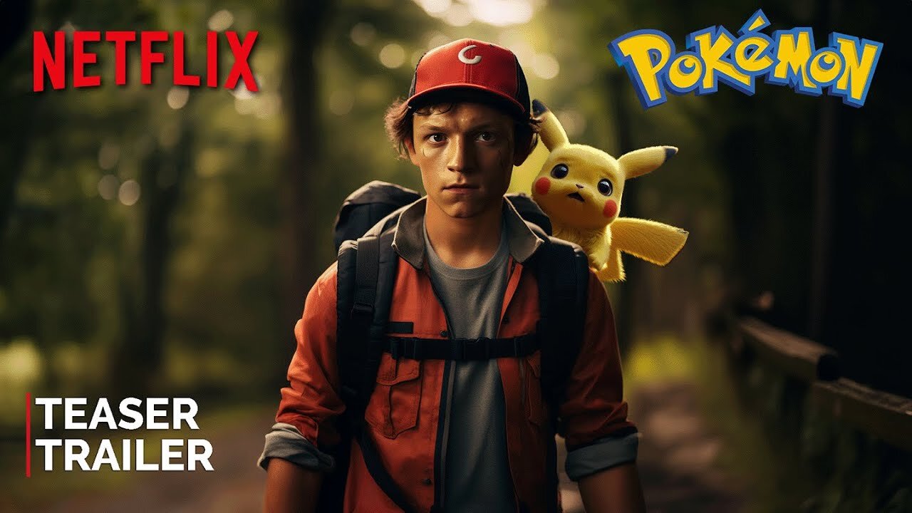Pokemon Live Action Movie (2024) TRAILER Tom Holland & Netflix (4K ...