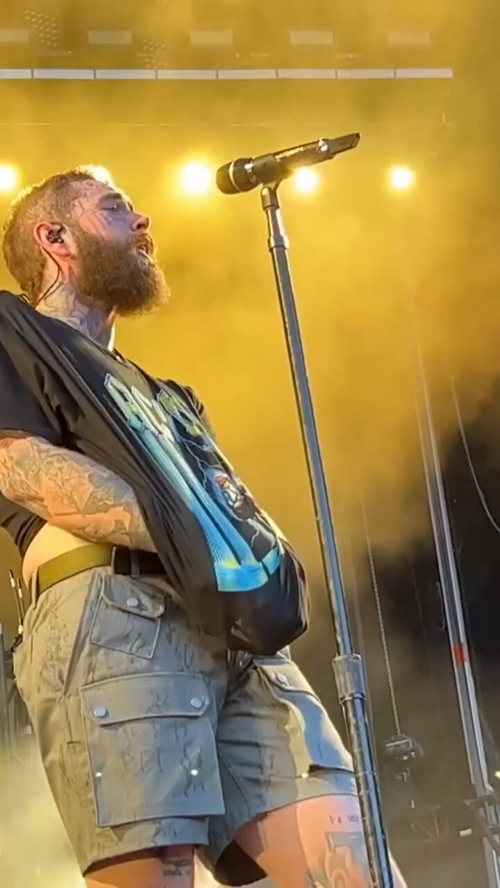 Post Malone Concert Clip