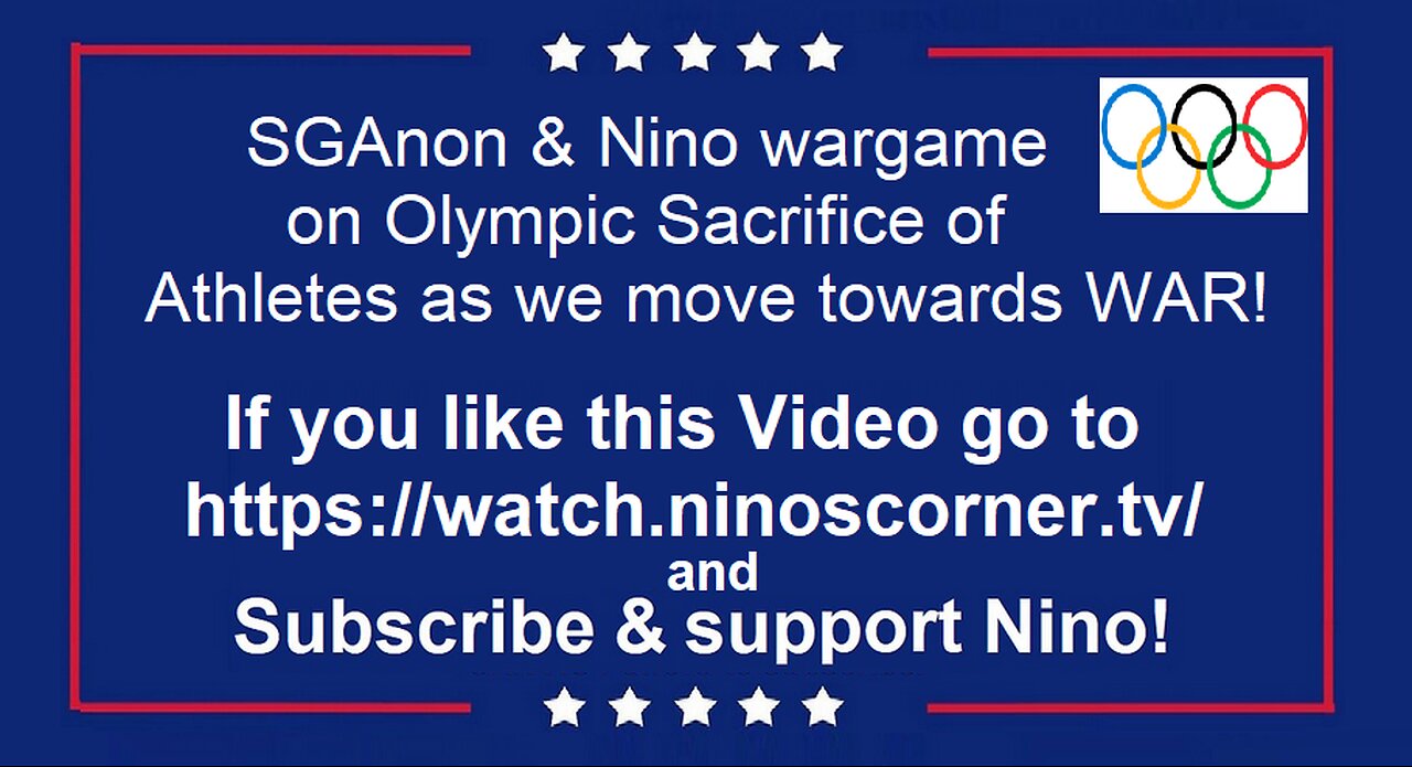 SGAnon & Nino Waegame on Olympic Sacrifice of Athletes as we move ...