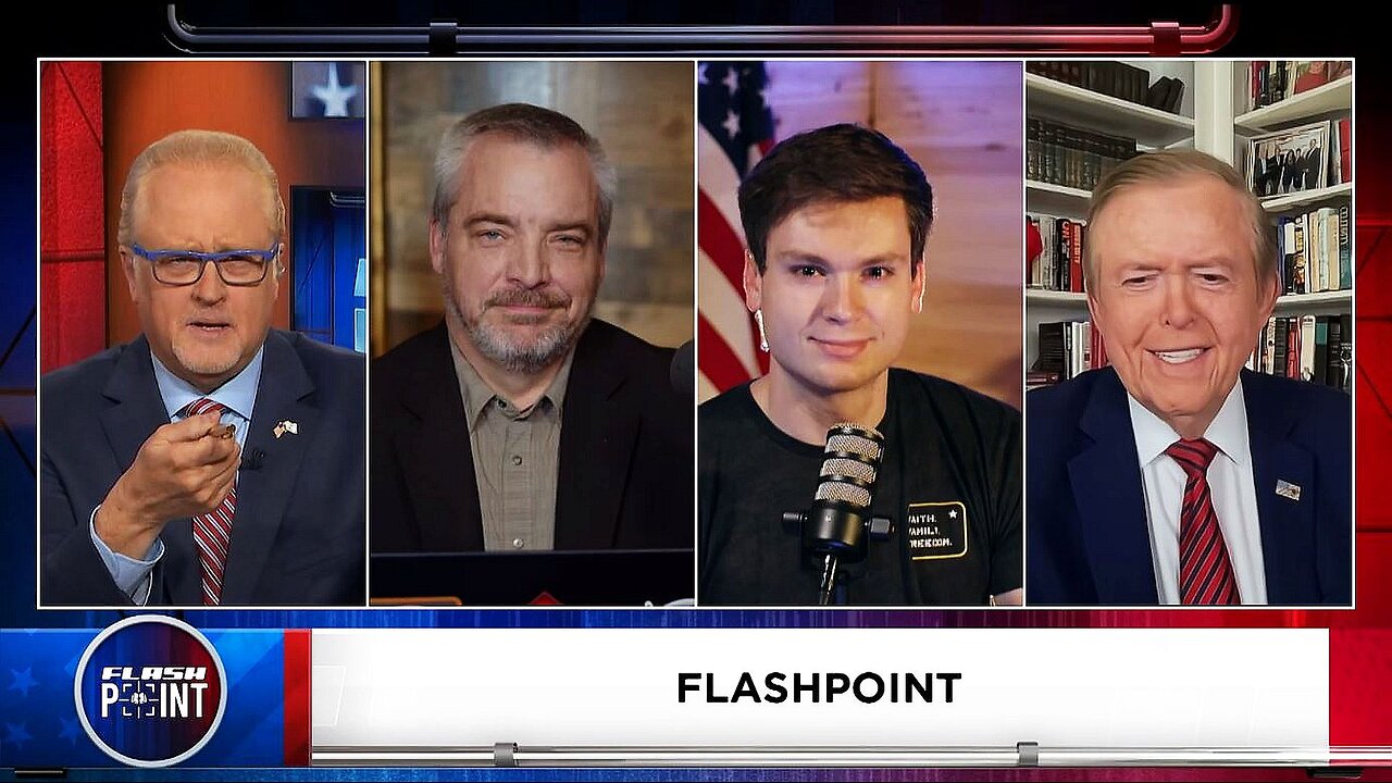 FLASHPOINT 4.22.2024 Host Gene Bailey, Lou Dobbs, Luke Ball, Rick Green ... FLASHPOINT 4.22.2024 Host Gene Bailey, Lou Dobbs, Luke Ball, Rick Green ...
