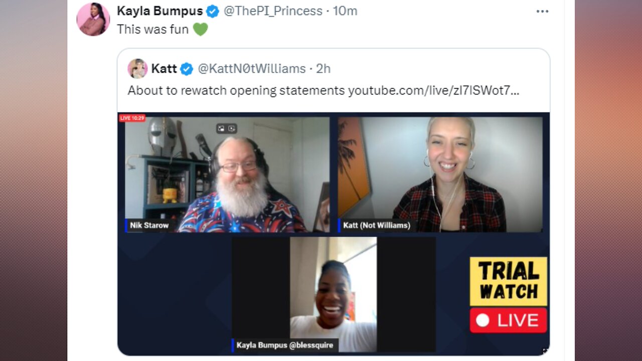 Attorney Kayla Bumpus joined the Roast of Ms Love's opening statement ...