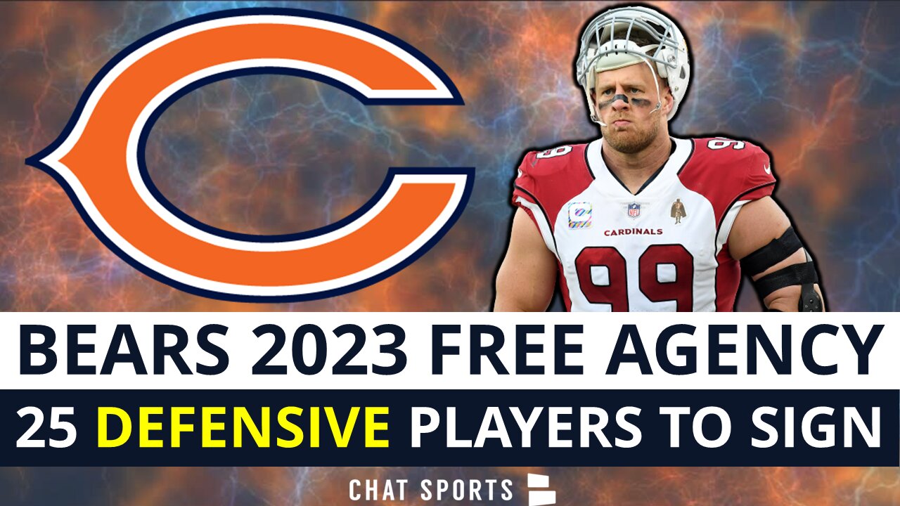 Top 25 Defensive Free Agents The Chicago Bears Can Sign In 2023 NFL ...